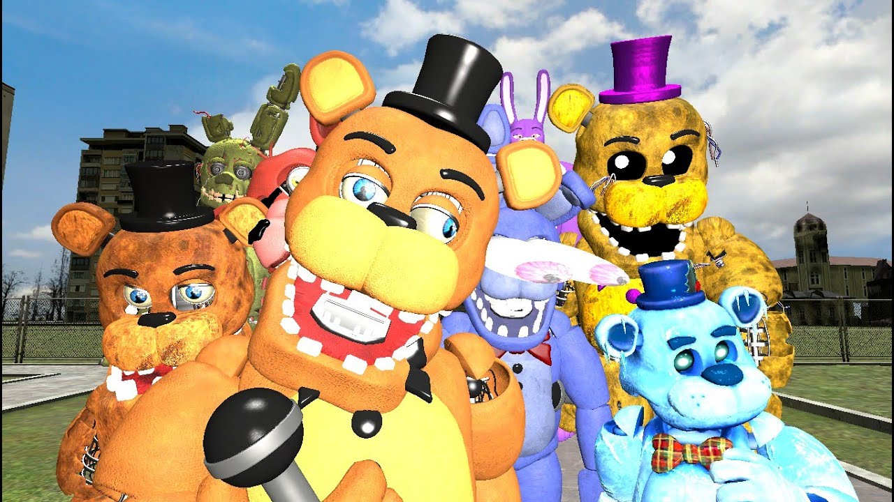 GMOD FNAF The FNAF School Part 1! - YouTube