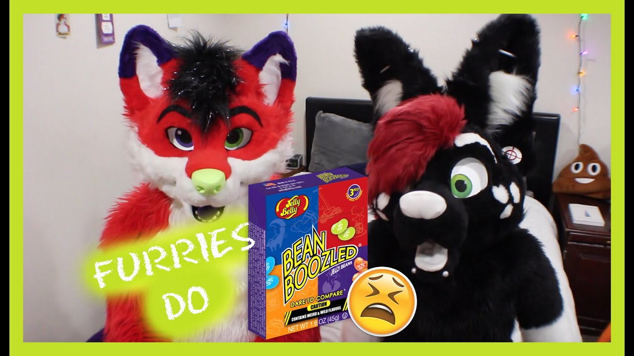 FURRIES DO BEAN BOOZLED CHALLENGE (w/ @EchoingArt) - YouTube