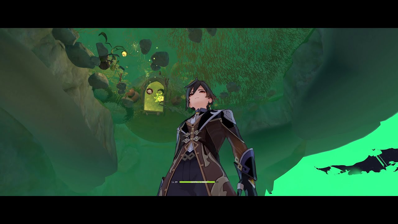 Falling through the level in a Sumeru cave - YouTube