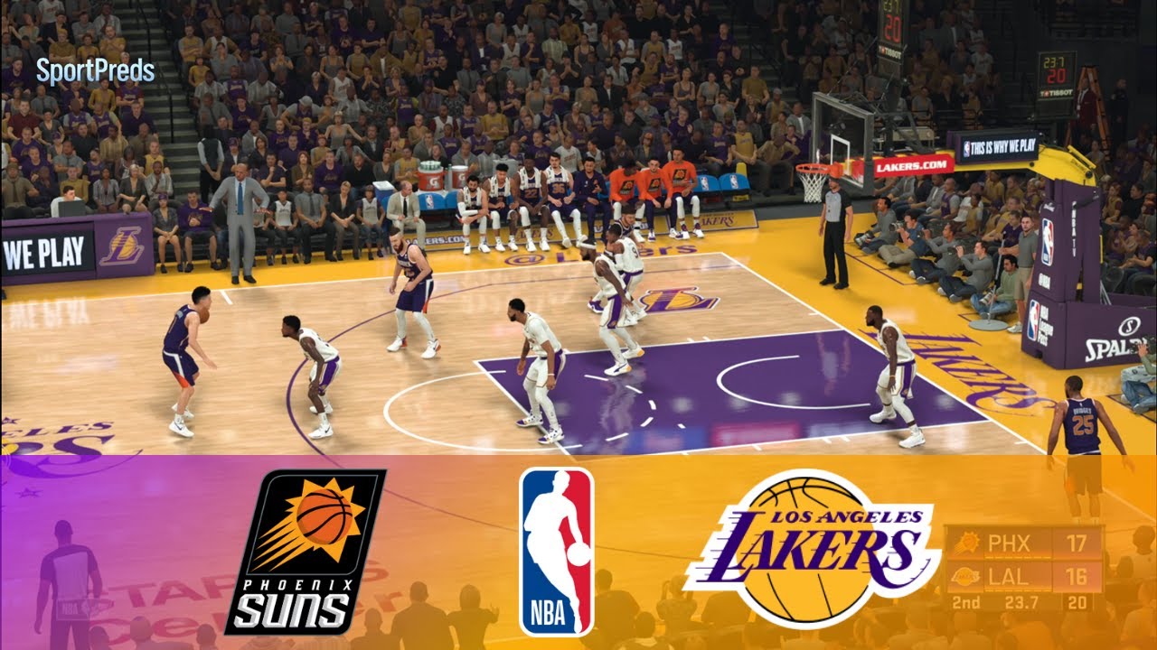 Phoenix Suns vs Los Angeles Lakers - Full Game | NBA 2K20 Simulation ...