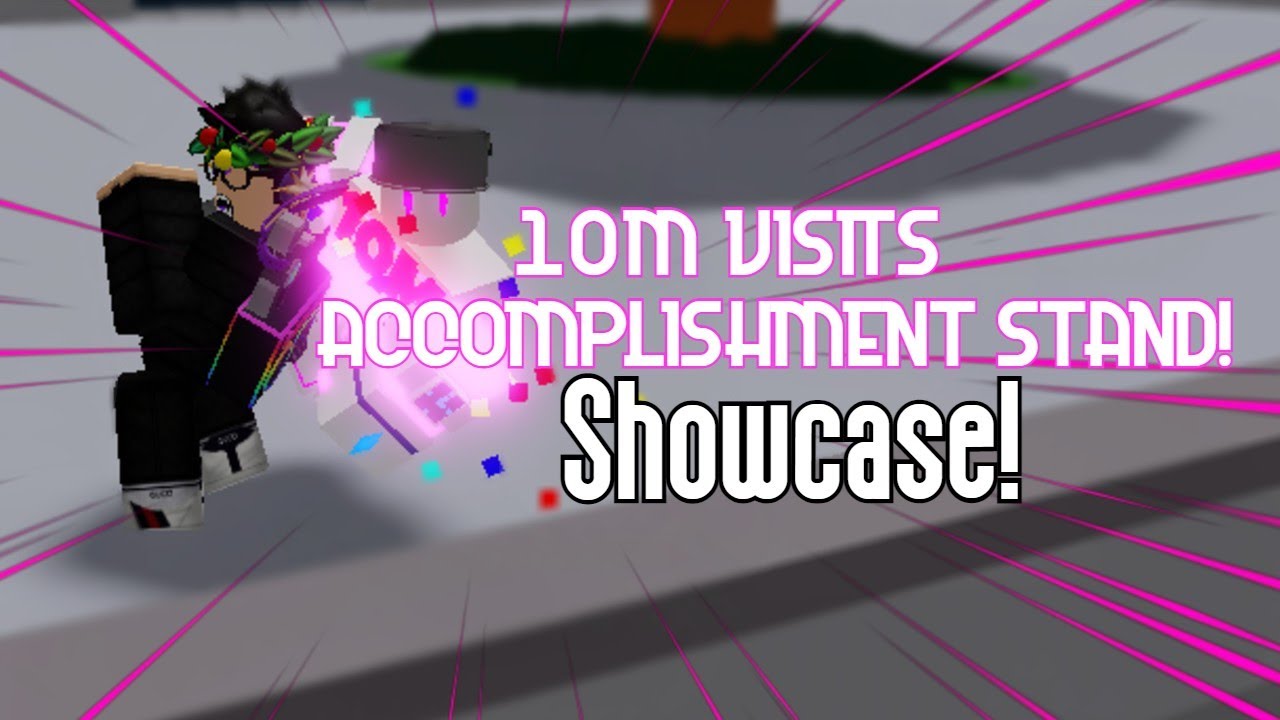 10M Visits Accomplishment Stand Showcase | A Bizarre Journey! - YouTube
