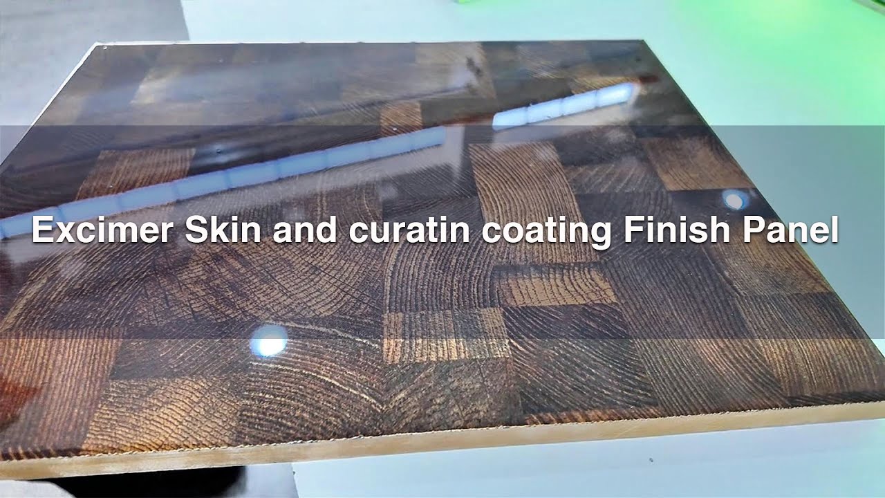 Triamine boards with lacquered high-gloss and matte finishes coating ...