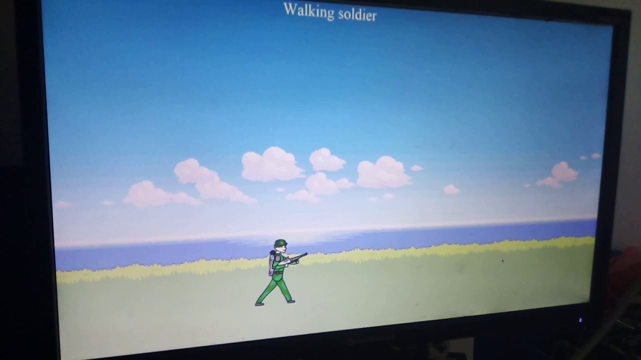 Walking Soldier - Python test program - YouTube