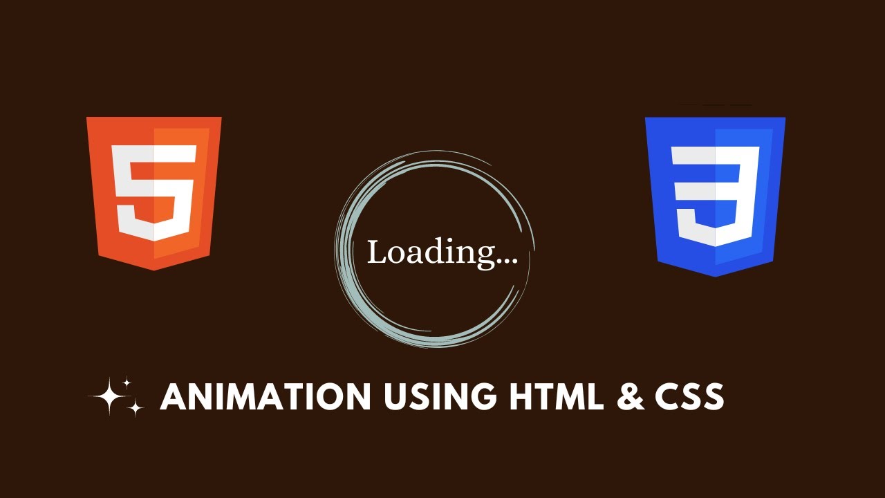 Easy Loading Animation with HTML and CSS - YouTube