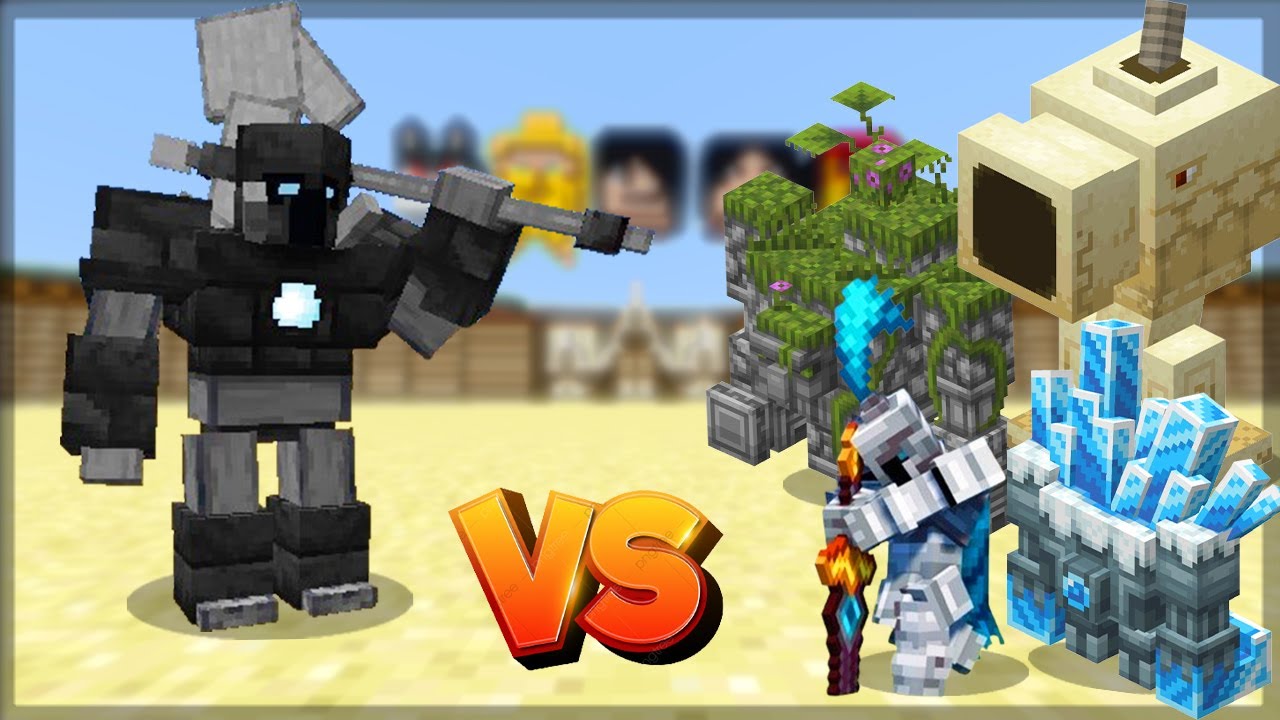 Minecraft: Nameless Guardian Vs Legendary Monsters - Batalha De Mobs ...
