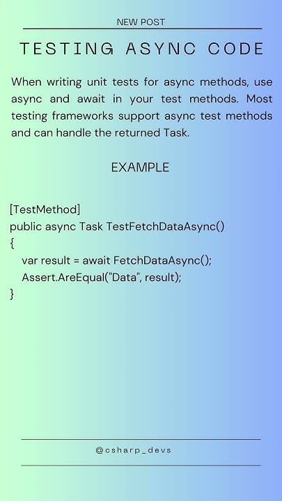 Master Async/Await Basics in C# | #shorts #code #async #csharp - YouTube