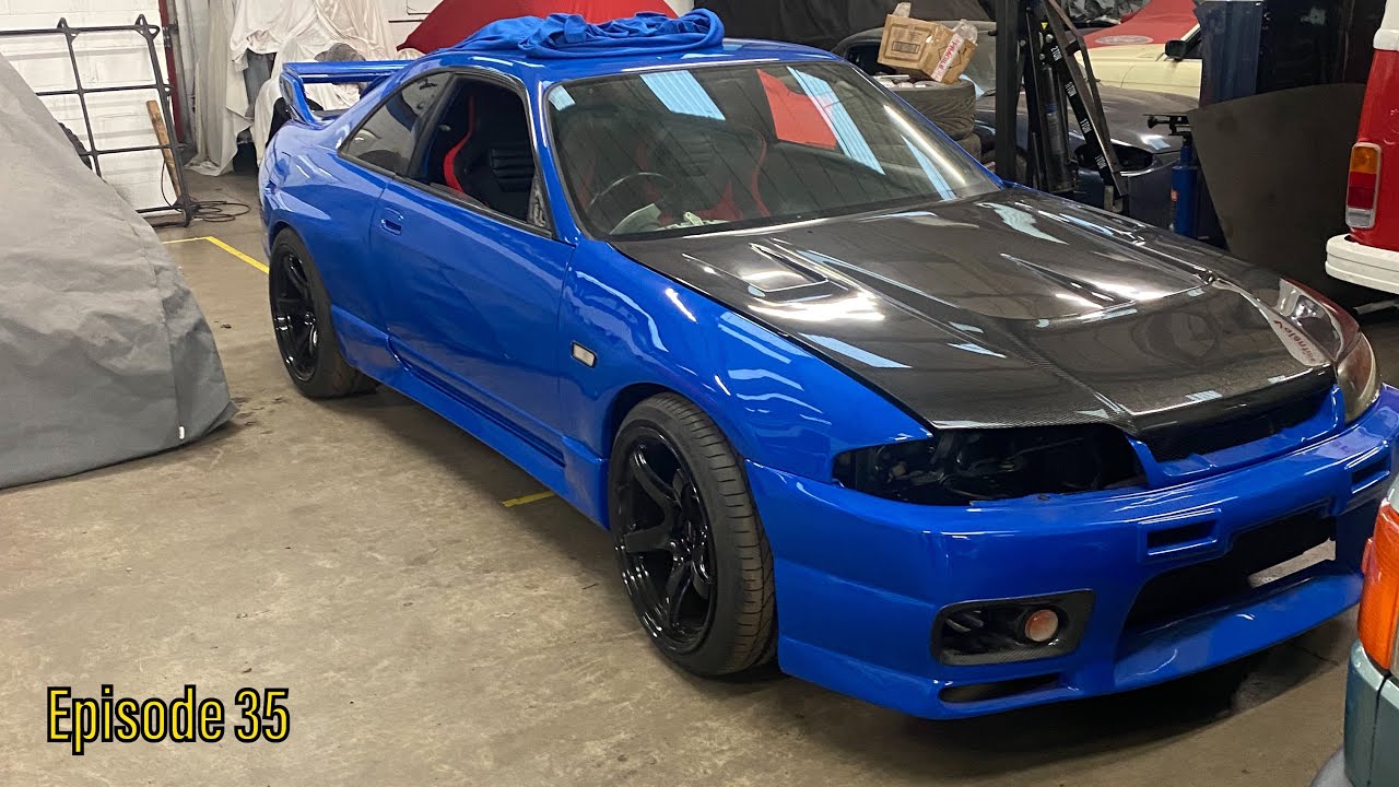 R33 Skyline Project (dash in, GTR indicators, wire tuck) Episode 35 ...