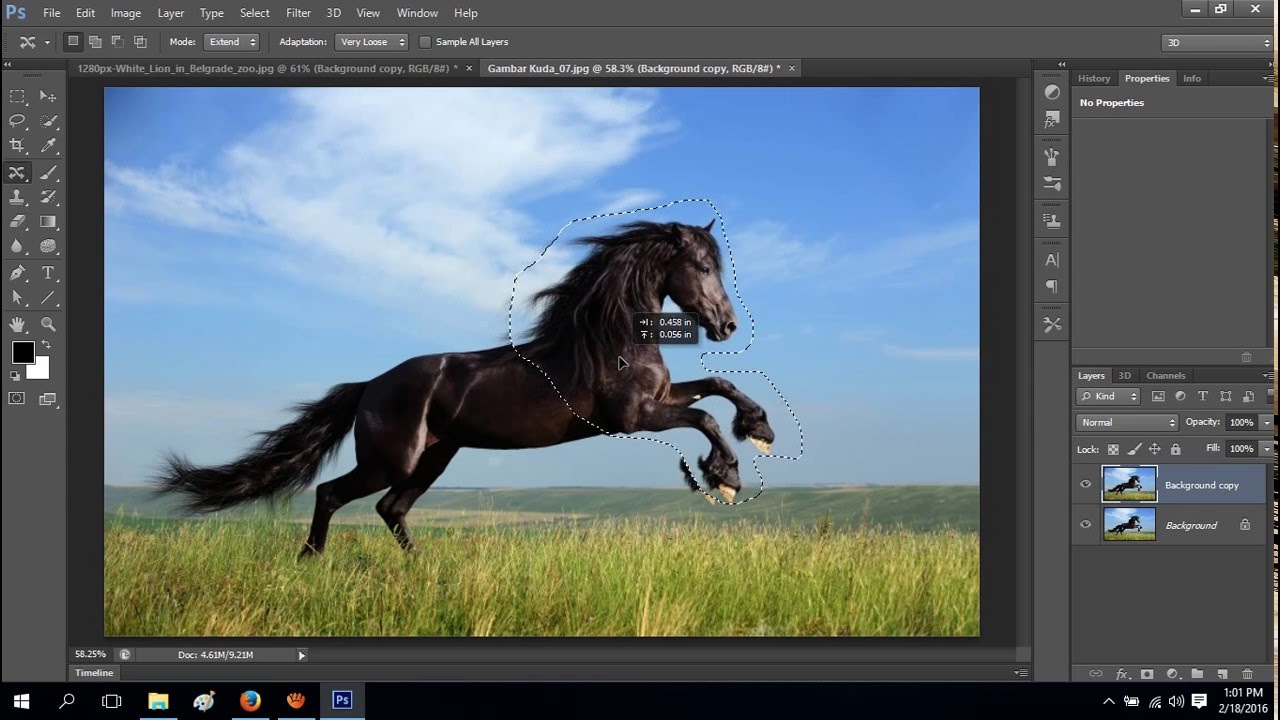 Bagaimana cara menggunakan Content-Aware Move Tool/ How to use Content ...