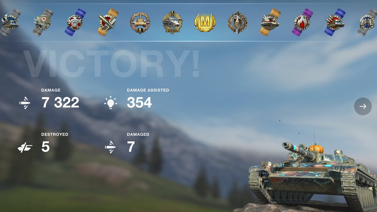 WOTB T-100 LT - 7.3k 5 Kills, 6.8k 3v1 - YouTube
