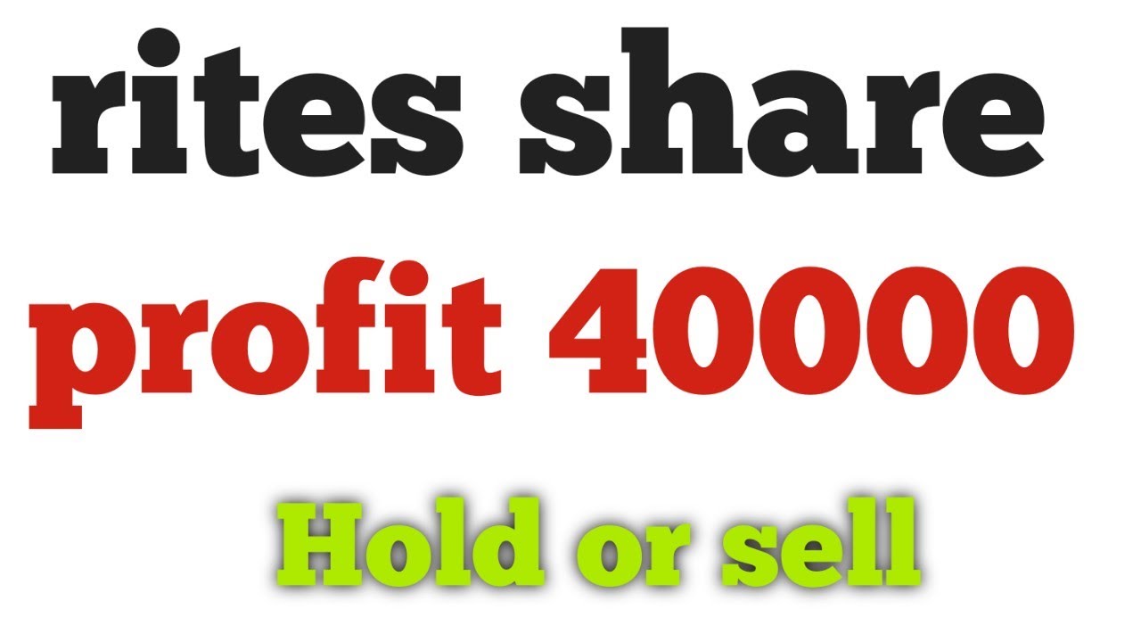 rites share analysis rites share target rites hold or sell - YouTube