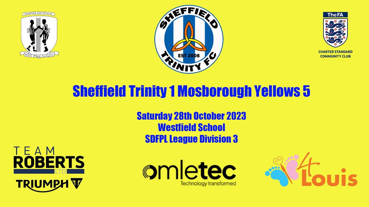 Trinity 1 Mosborough 5 - YouTube