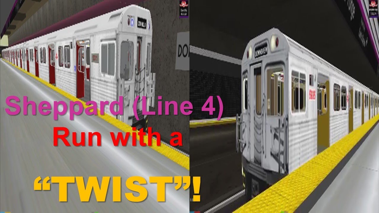 TTC Subway Virtual Run Time E7: T1 & H4 on the Sheppard Line (Line 4 ...