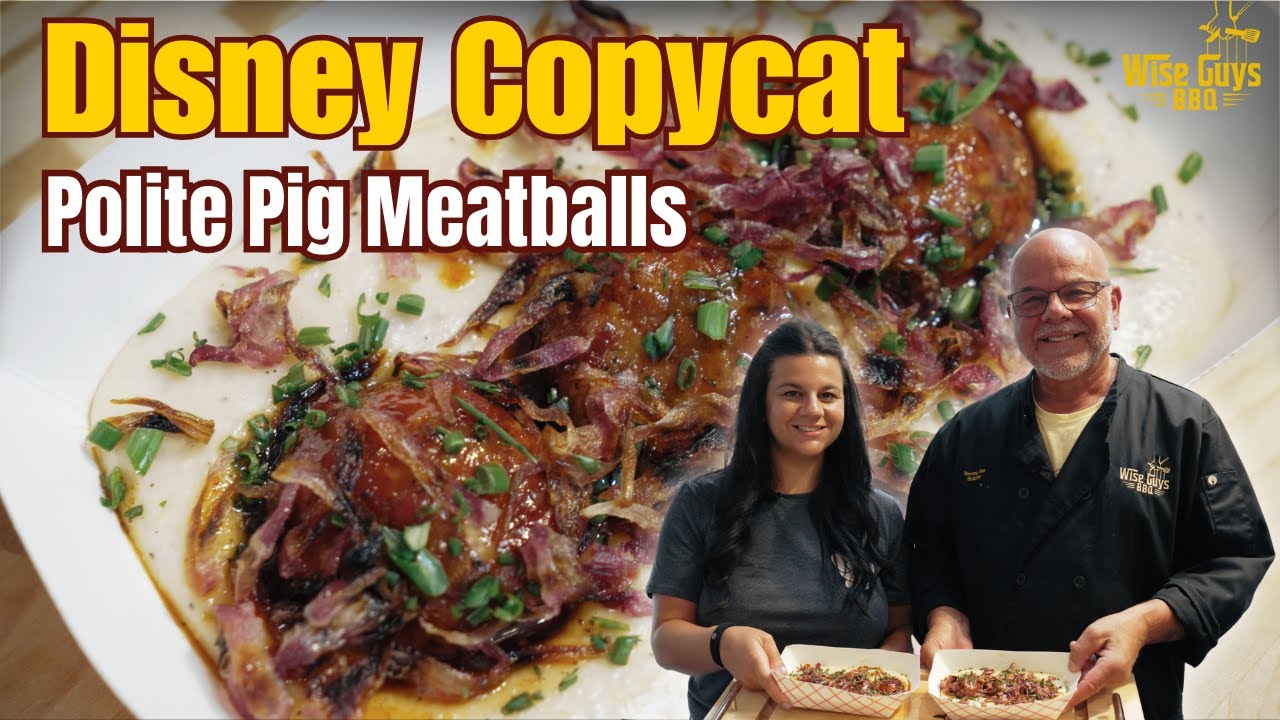 How to Make Disney’s Polite Pig Brisket BBQ Meatballs at Home - YouTube