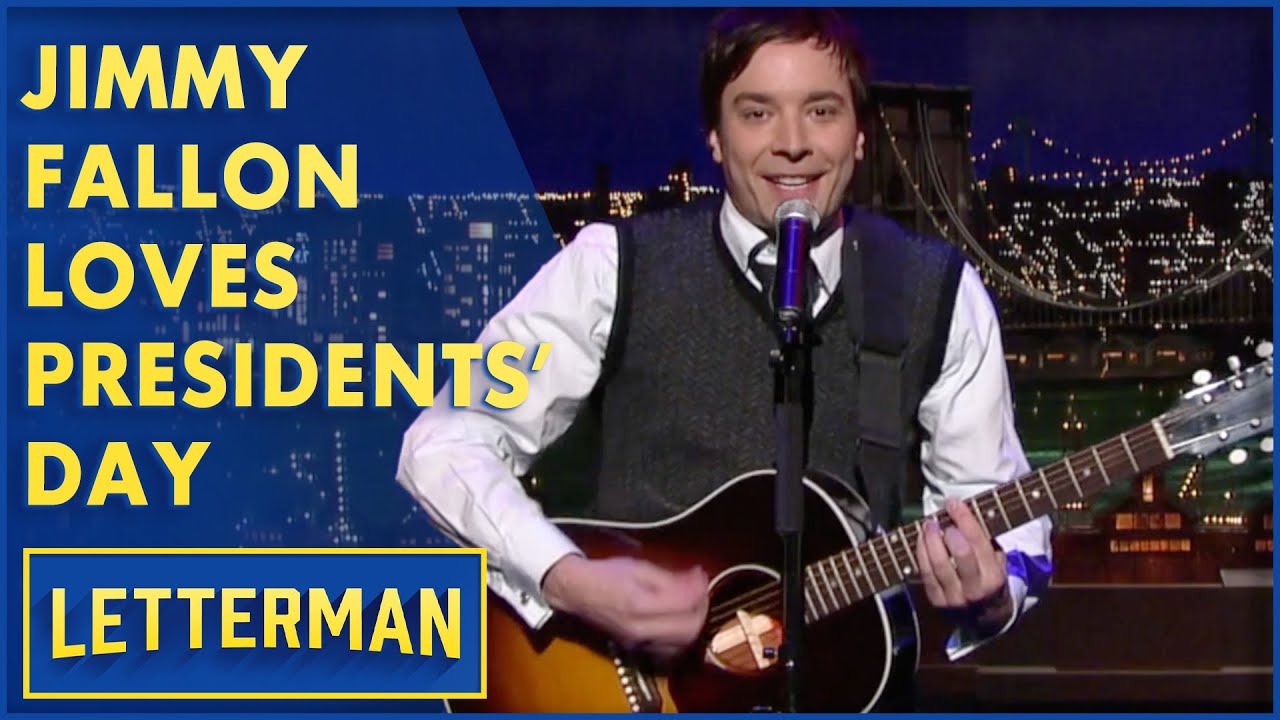 Jimmy Fallon's Tribute To Presidents' Day | Letterman - YouTube