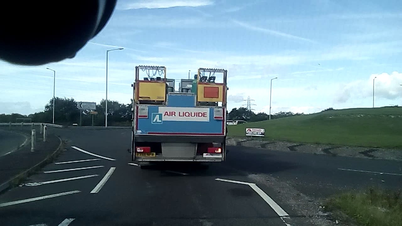 Driving to Blackpool from the M6/m55 junction - YouTube