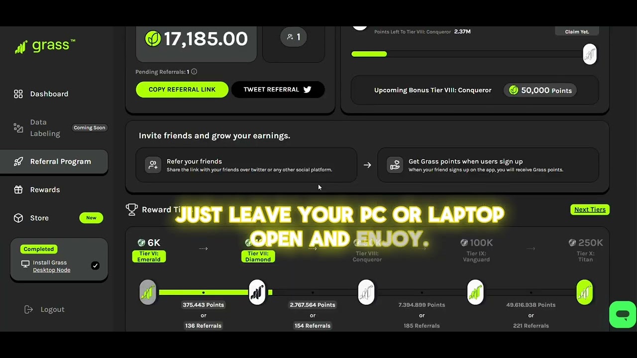 GRASS : EARN PASSIVE INCOME - YouTube