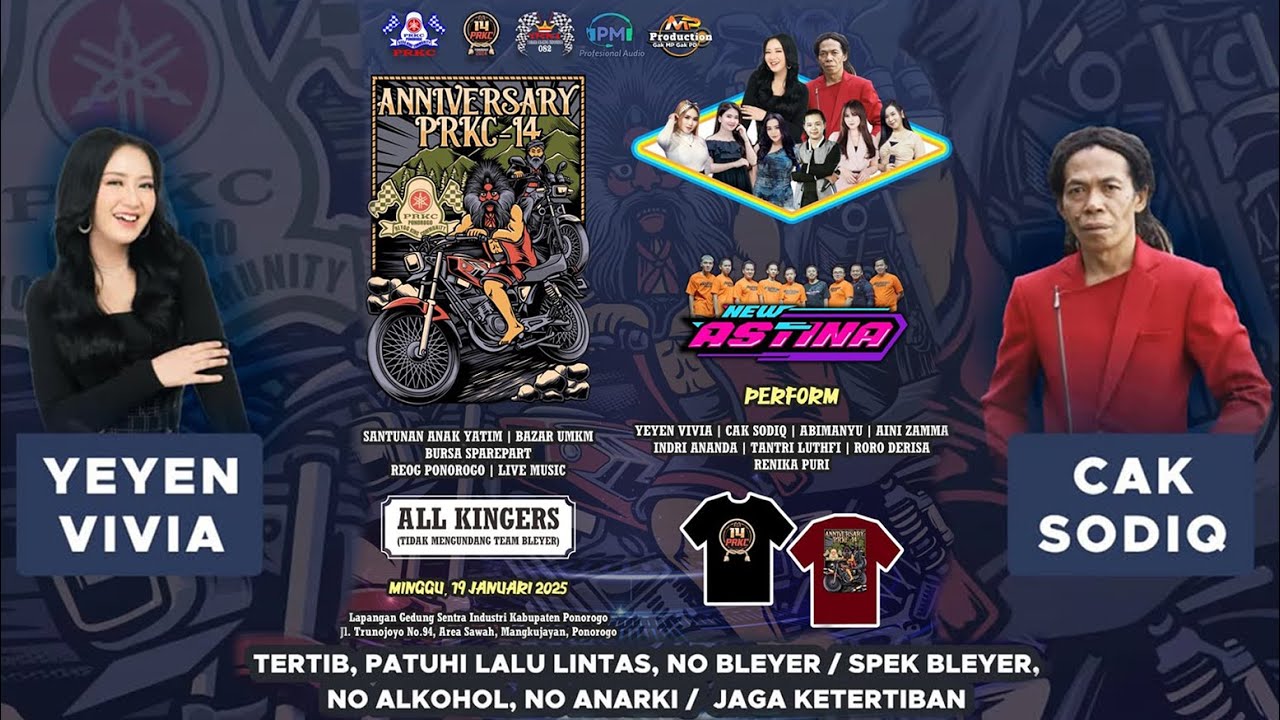NEW ASTINA LIVE MUSIK ANNIVERSARY PRKC KE 14 PONOROGO - PM AUDIO - YouTube