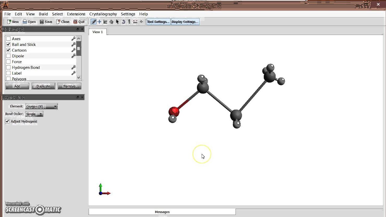 Tutoriel logiciel Avogadro - YouTube