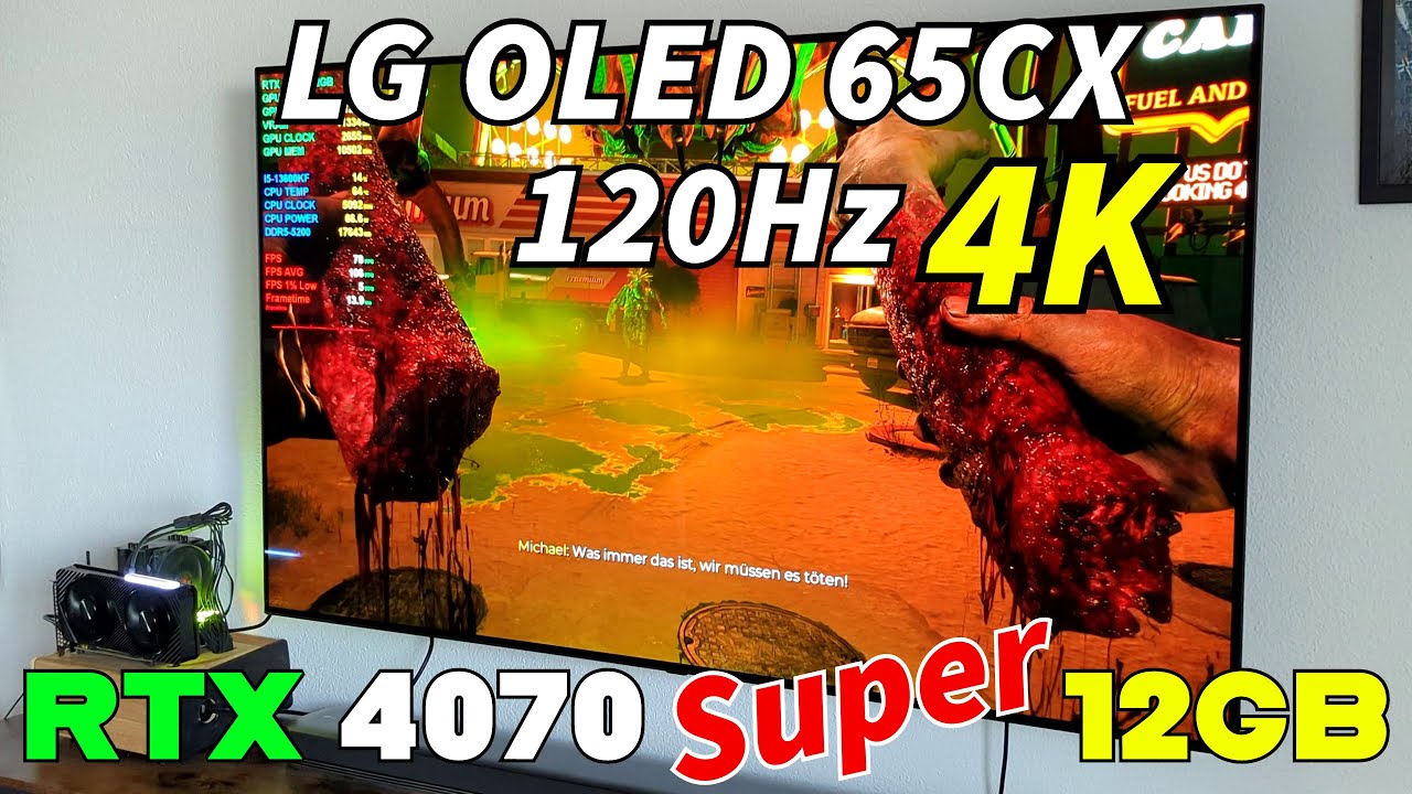 LG OLED 65CX 120Hz | 4K UHD | RTX 4070 SUPER 12GB - YouTube