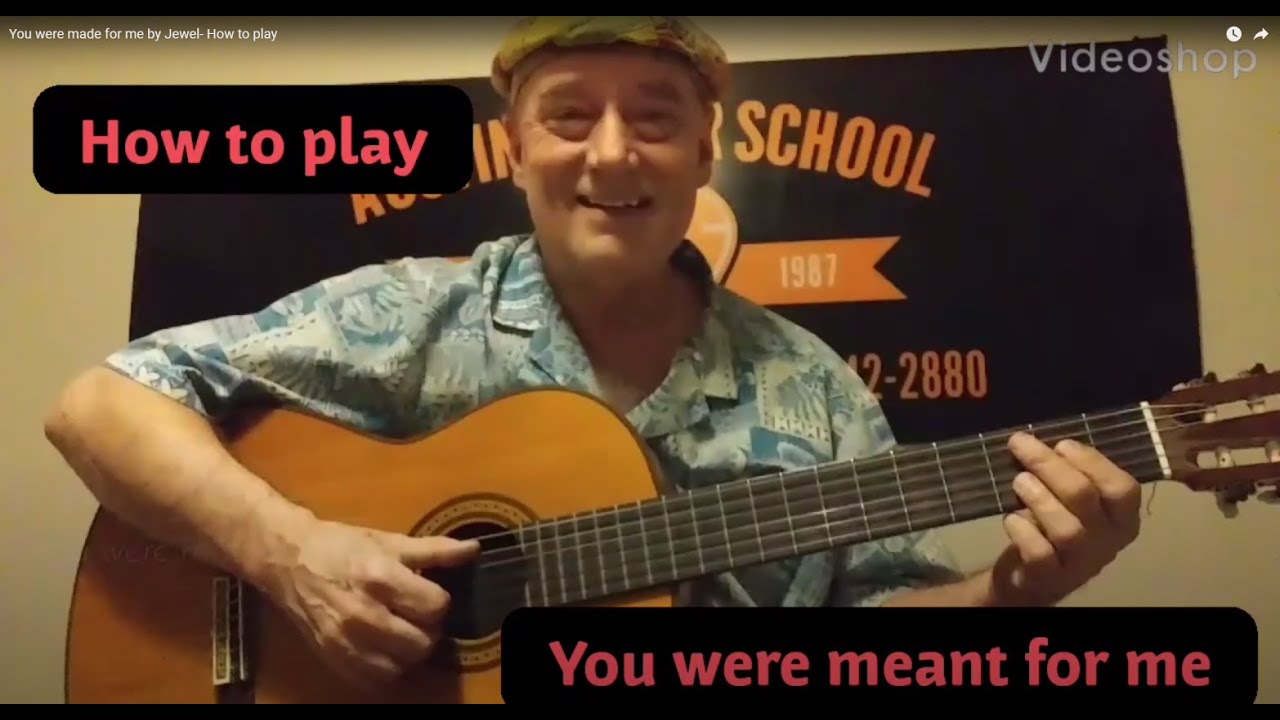 You were made for me by Jewel- How to play - YouTube