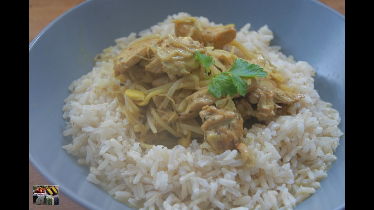 Hot Chili Chicken Rice Asian Style - Anleitung und Rezept - YouTube