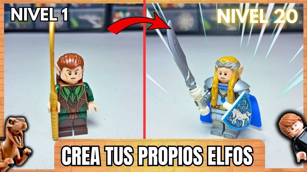 ¿COMO HACER MINIFIGURAS DE ELFOS MEDIVEALES EN LEGO? - Customizando ...