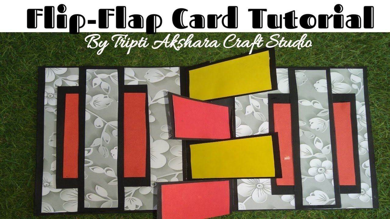 Flip-Flap Card Tutorial by Tripti Akshara Craft Studio - YouTube