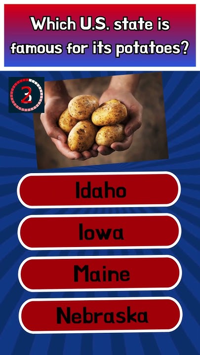 United States Trivia 5 - #potatoes #trivia #unitedstates #triviagames ...