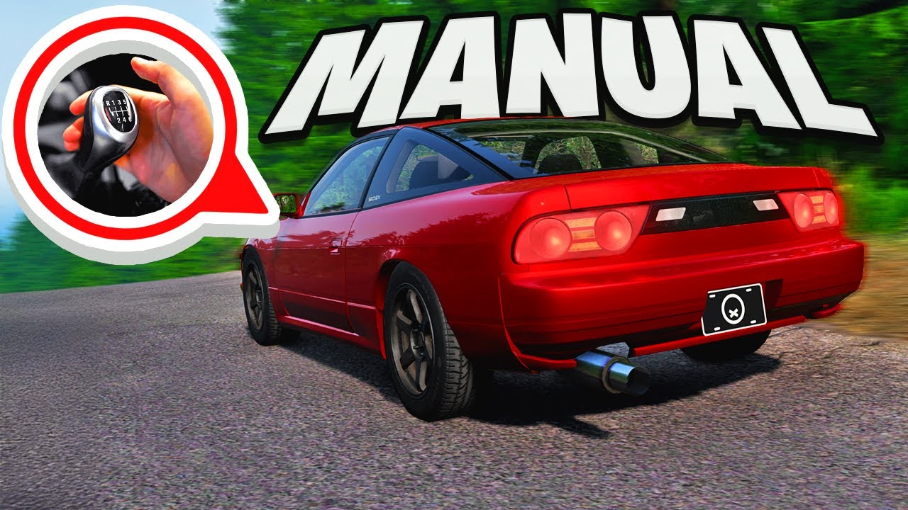 Learning to Drive a Manual Transmission in BeamNG Drive - YouTube