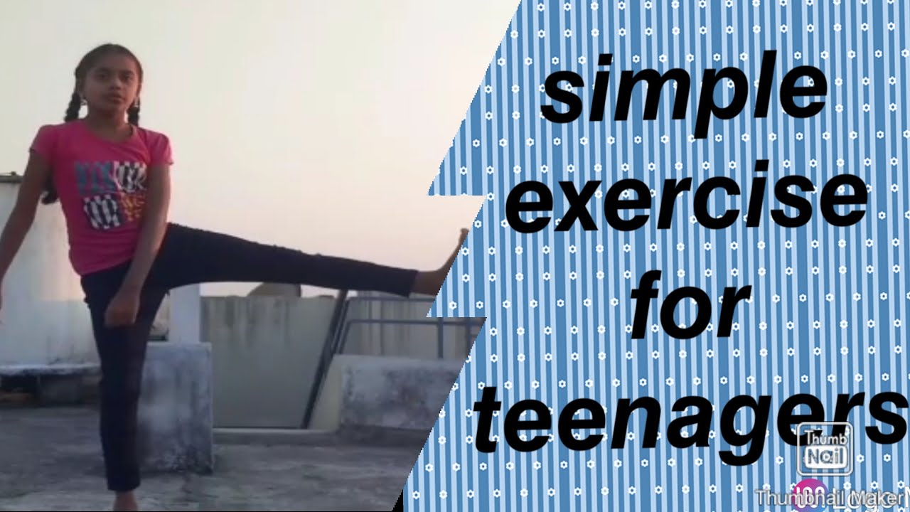 Simple exercise for teenagers - YouTube