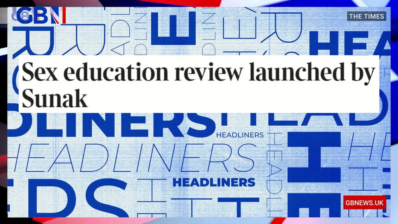 Sex education review launched by Sunak 🗞 - YouTube