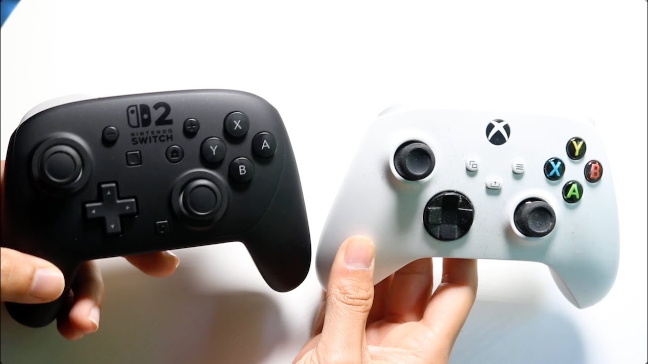 Nintendo Switch 2 Pro Controller Vs Xbox Series X Controller ...