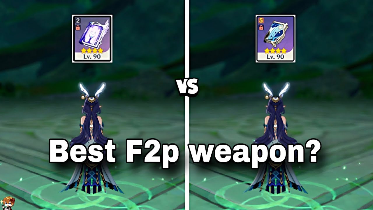 BEST F2P WEAPON FOR LAUMA OG [ widsith vs sacrificial ] | Genshin ...