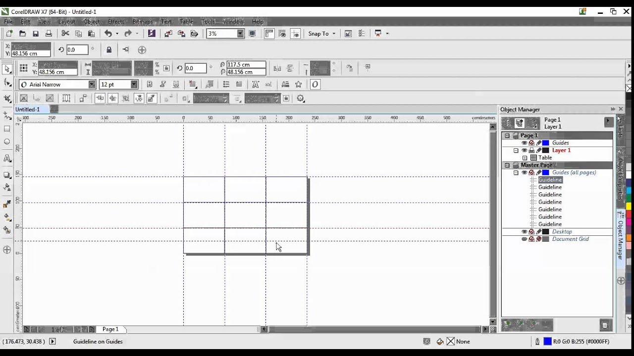 Using The Table Tool In CorelDraw X7 YouTube Using The Table Tool In CorelDraw X7 YouTube