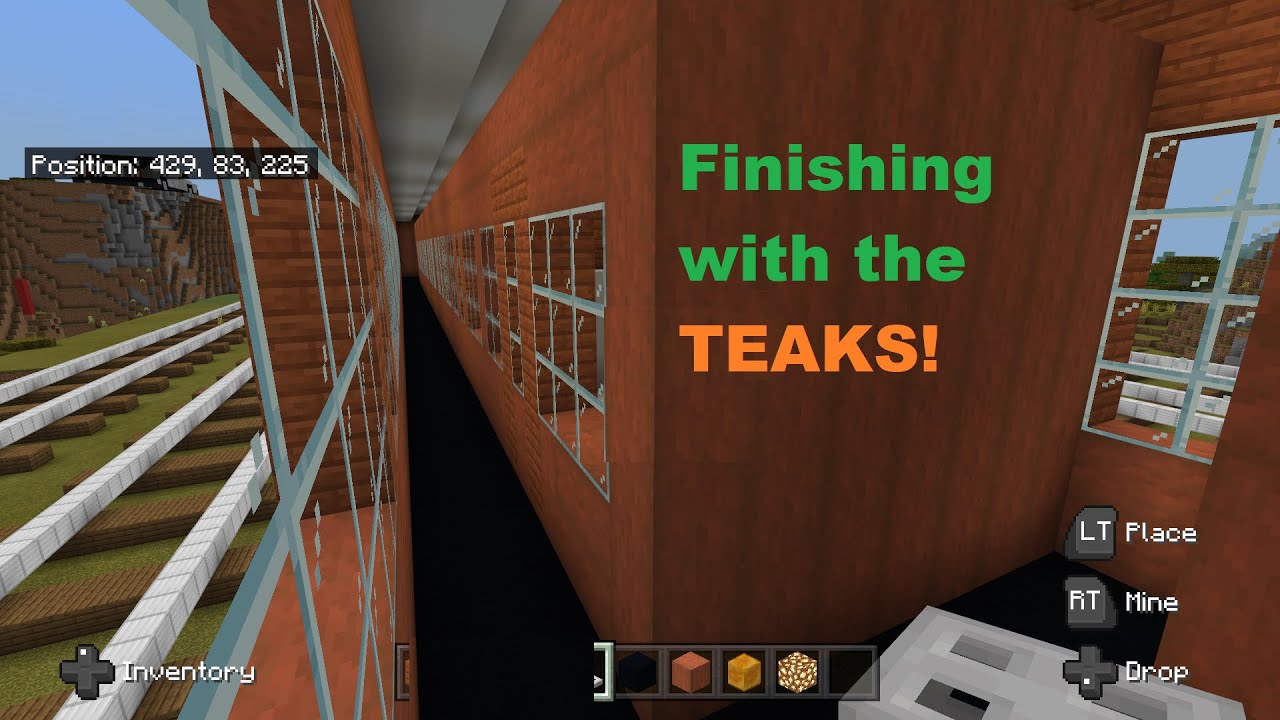 Building "The Flying Scotsman" in Minecraft- Finishing with a Teak! {7 ...