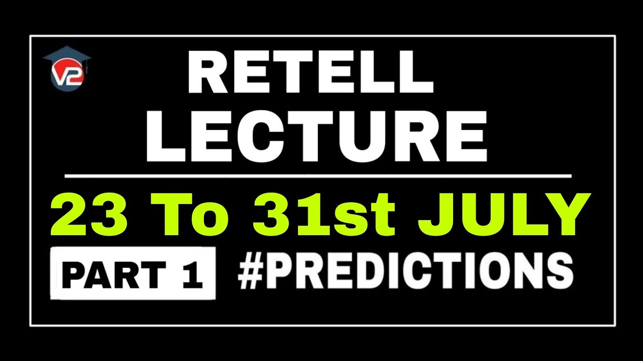 PTE RETELL LECTURE WITH ANSWERS | V2 PTE ACADEMIC | 23 TO 31ST JULY ...
