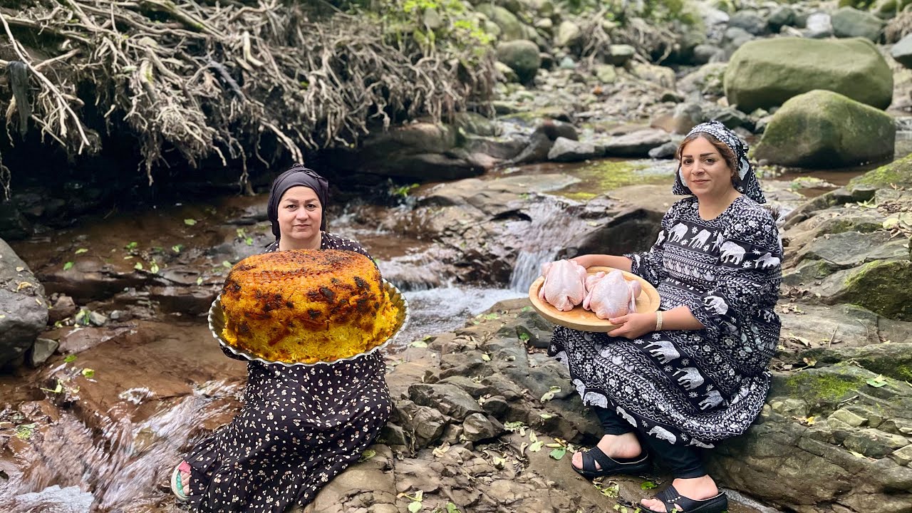 Countryside Cooking with Chicken & Saffron Rice | Simple Village Life ...