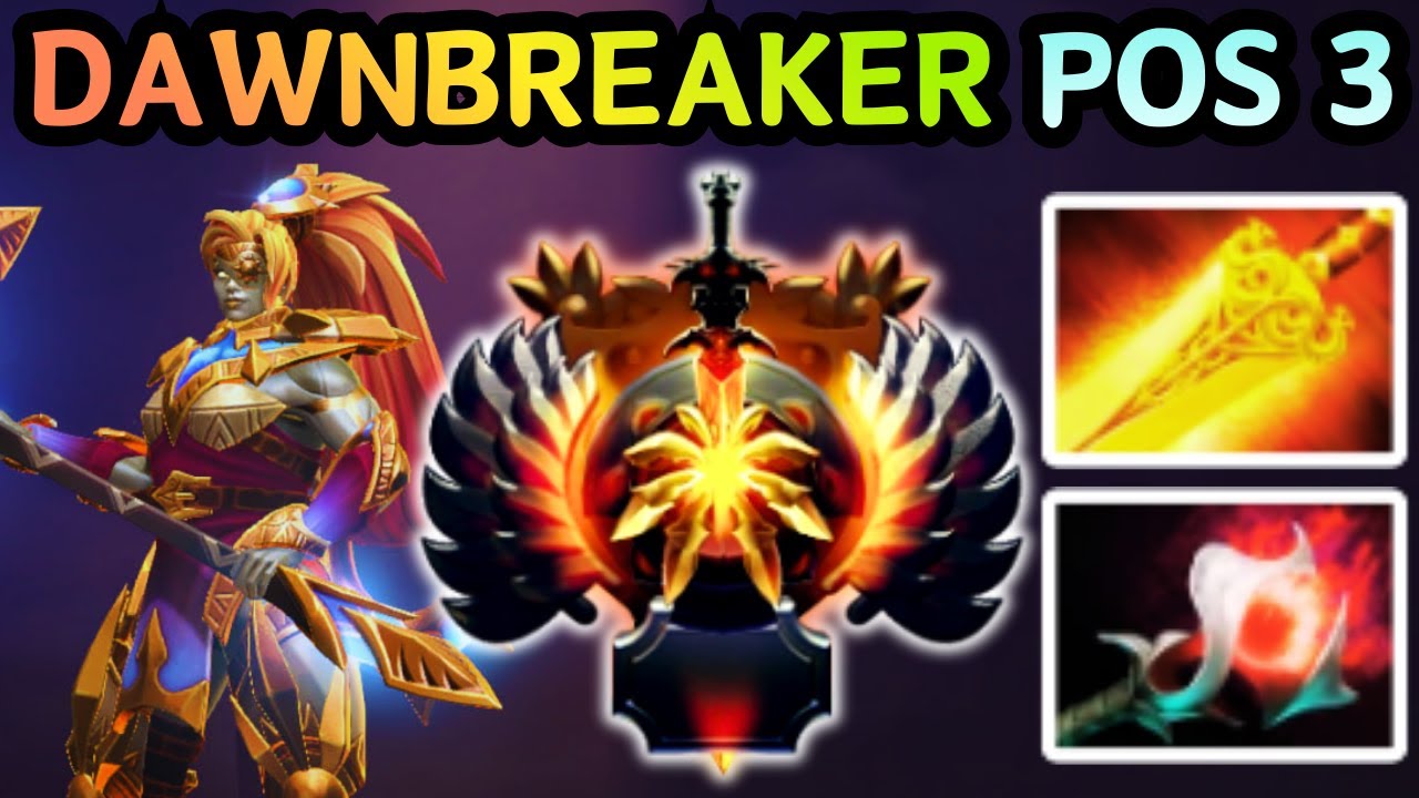 🔥 NEW PATCH 7.40 !!! DAWNBREAKER OFFLANE ULT = GAME OVER | DOTA 2 ...