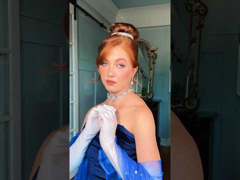 Anastasia hair tutorial for Halloween 💙 Love this movie! #hairstyle #hairtutorial