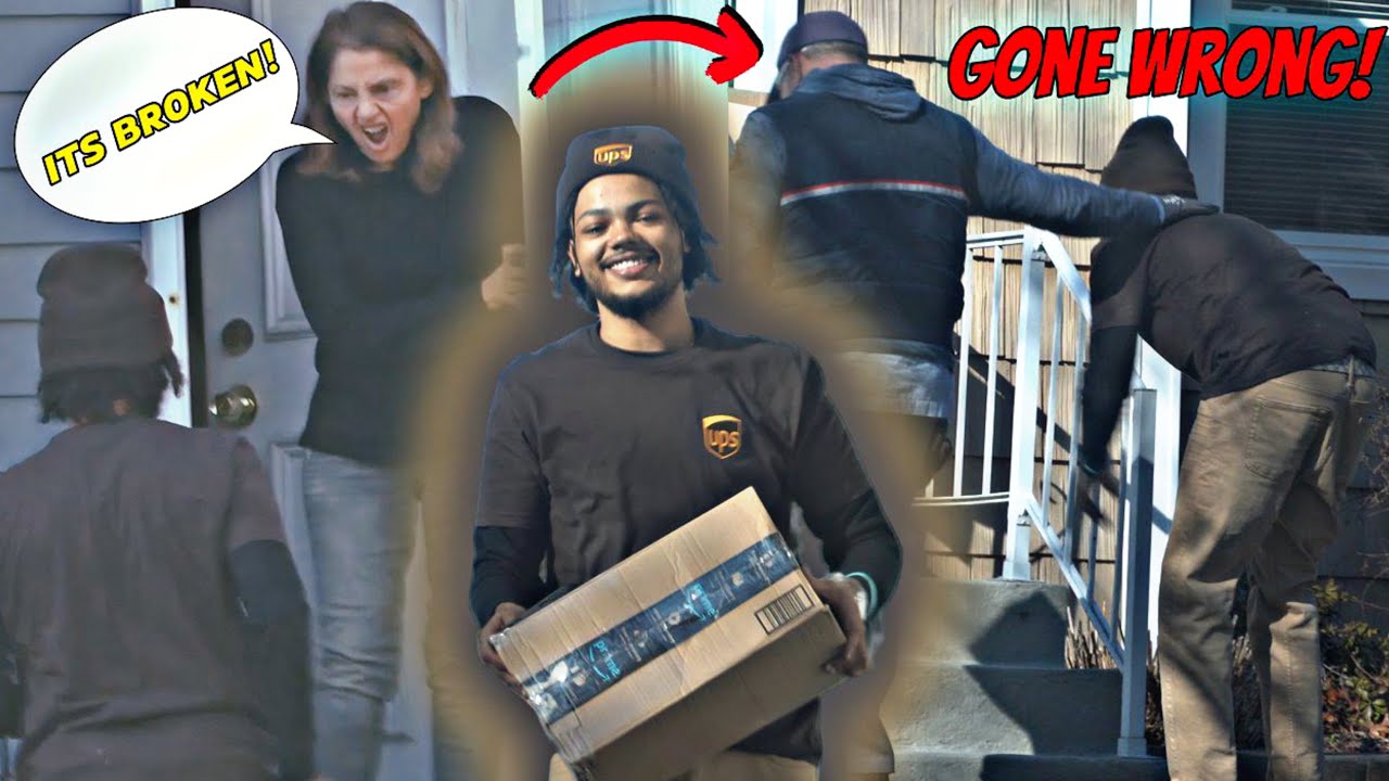 Fake UPS Employee Prank! - YouTube