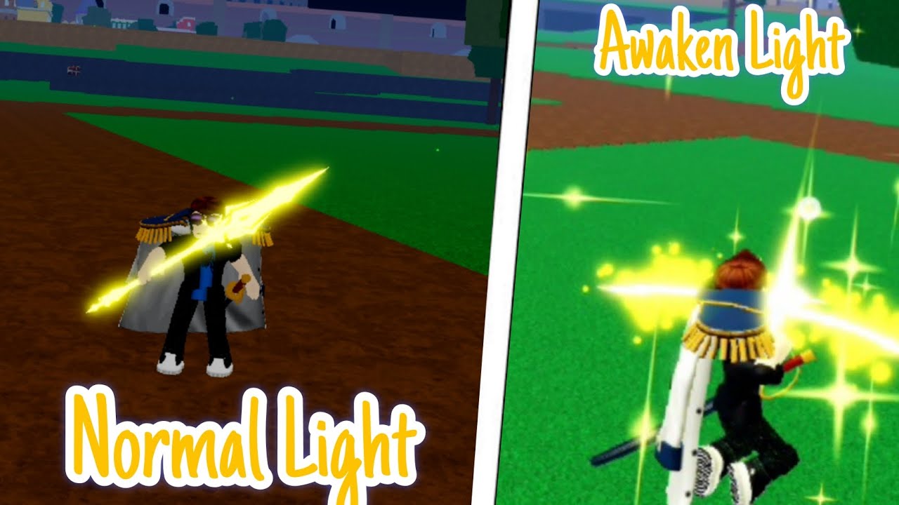 Light Fruit Is The BEST FRUIT Awakened In Blox Fruits - YouTube