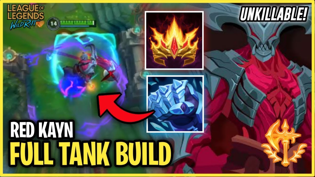 FULL TANK RED KAYN IS ACTUALLY BROKEN! (BEST BUILD FOR SEASON 10 ...