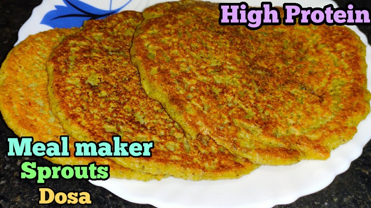 Healthy Fiber rich High Protein Dosa - Healthy Breakfast Recipe ...