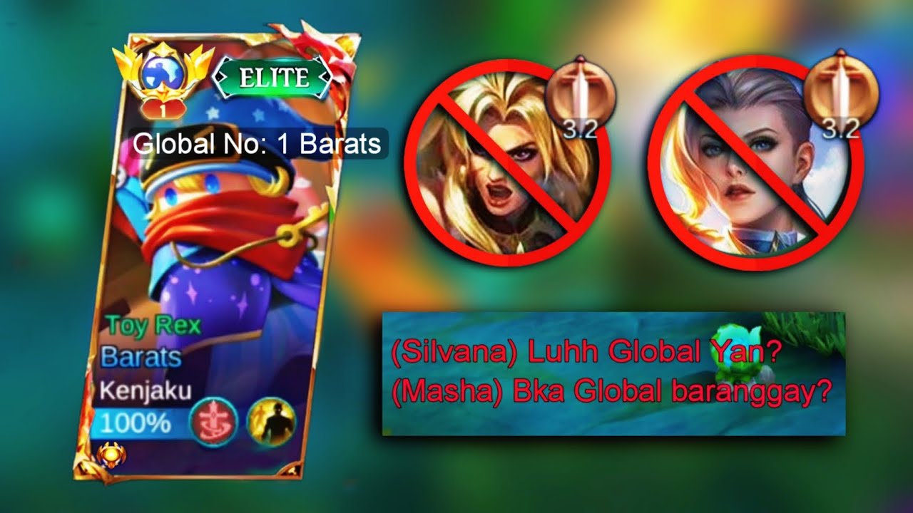 ZREN PLAYS MEET TOP GLOBAL NO:1 BARATS IGN: (KENJAKU )|WFT DAMAGED HACK ...