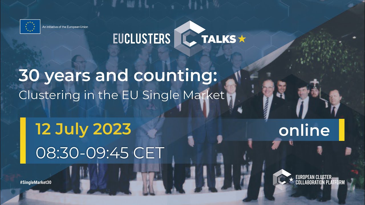 EU Clusters Talks: 30 years and counting: Clustering in the EU Single Market - YouTube