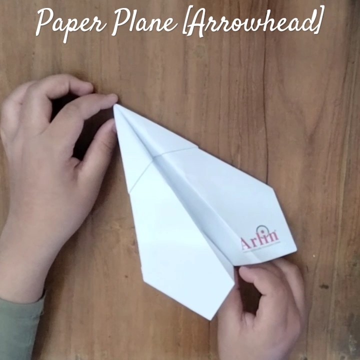 How to make a Paper Plane [Arrowhead]. - YouTube