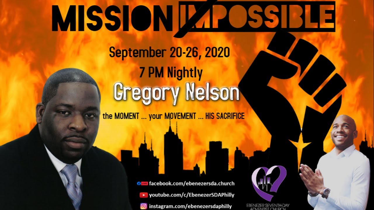 MISSION POSSIBLE 2020 - Pastor Gregory Nelson - YouTube
