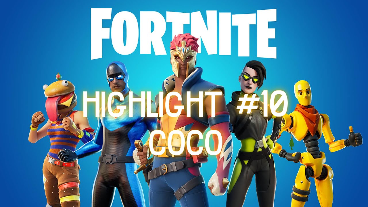 #10 Highligth Fortnite Montage | Coco 24k Golden-Dababy - YouTube