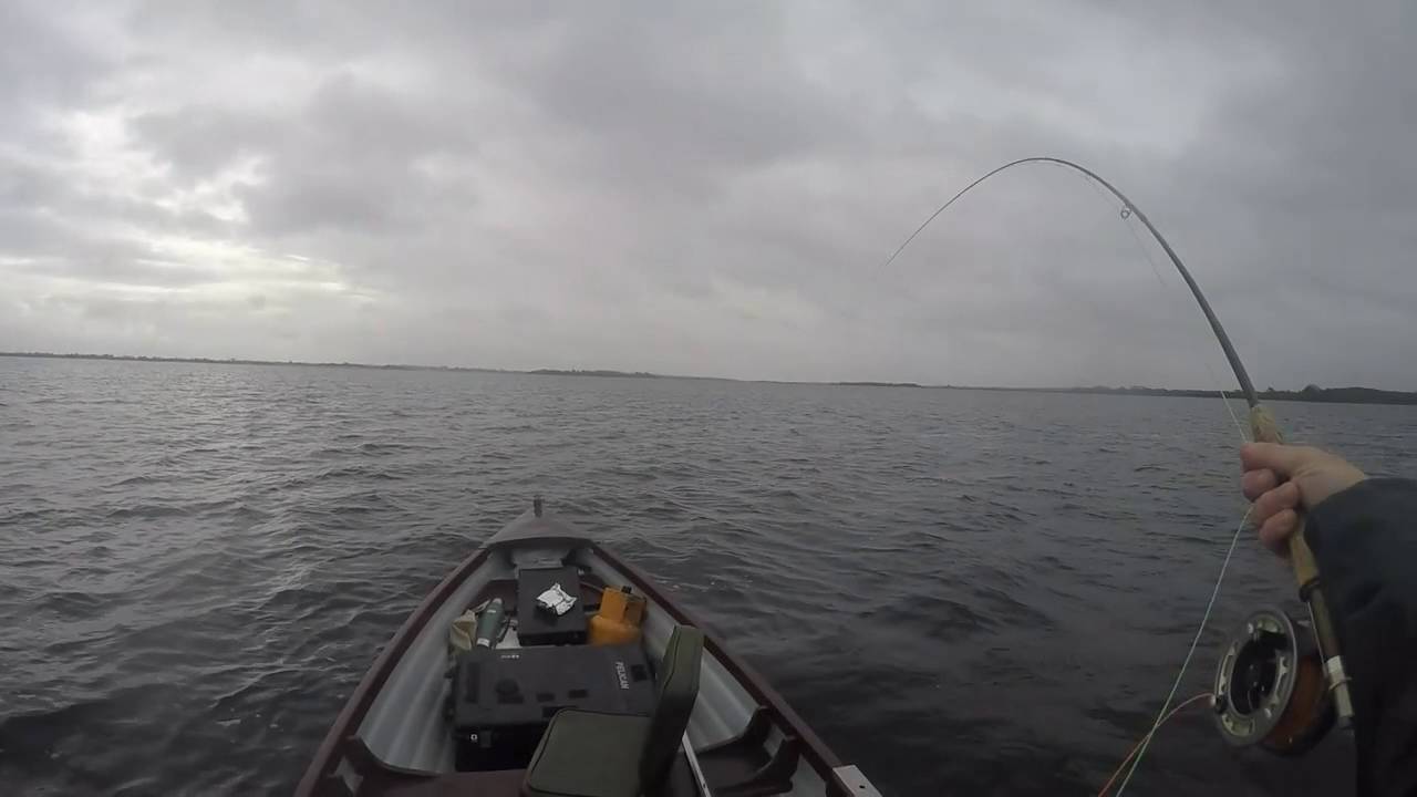 Mayfly fishing on Lough Corrib 2016 - YouTube
