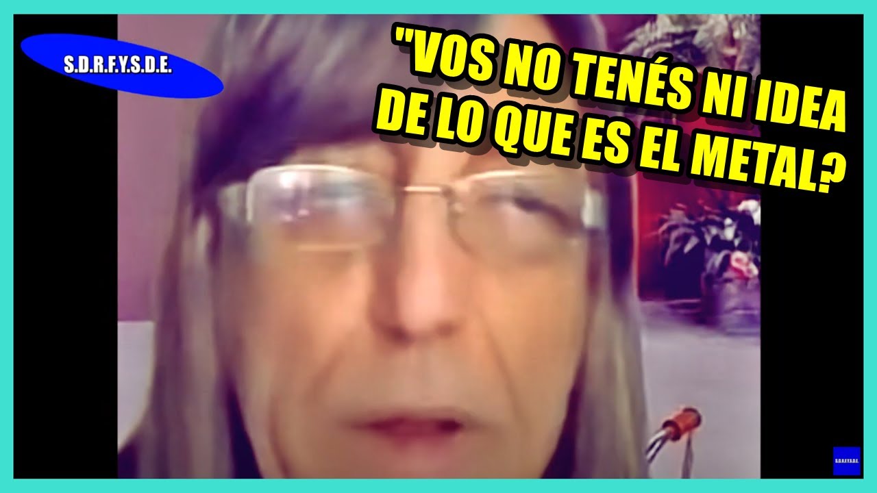 El Chavo Metalero discute fervorosamente con un seguidor: "vos no sabes ...